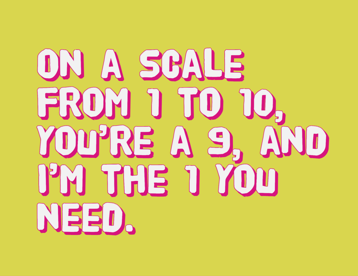 One A Scale From 1-10 Card – mamabsmessages