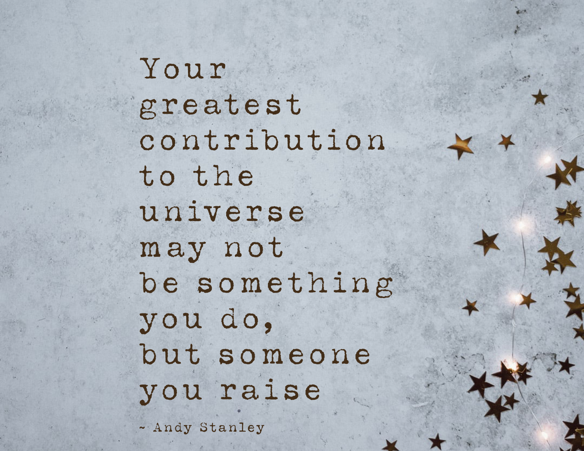 Your Greatest Contribution Card – mamabsmessages